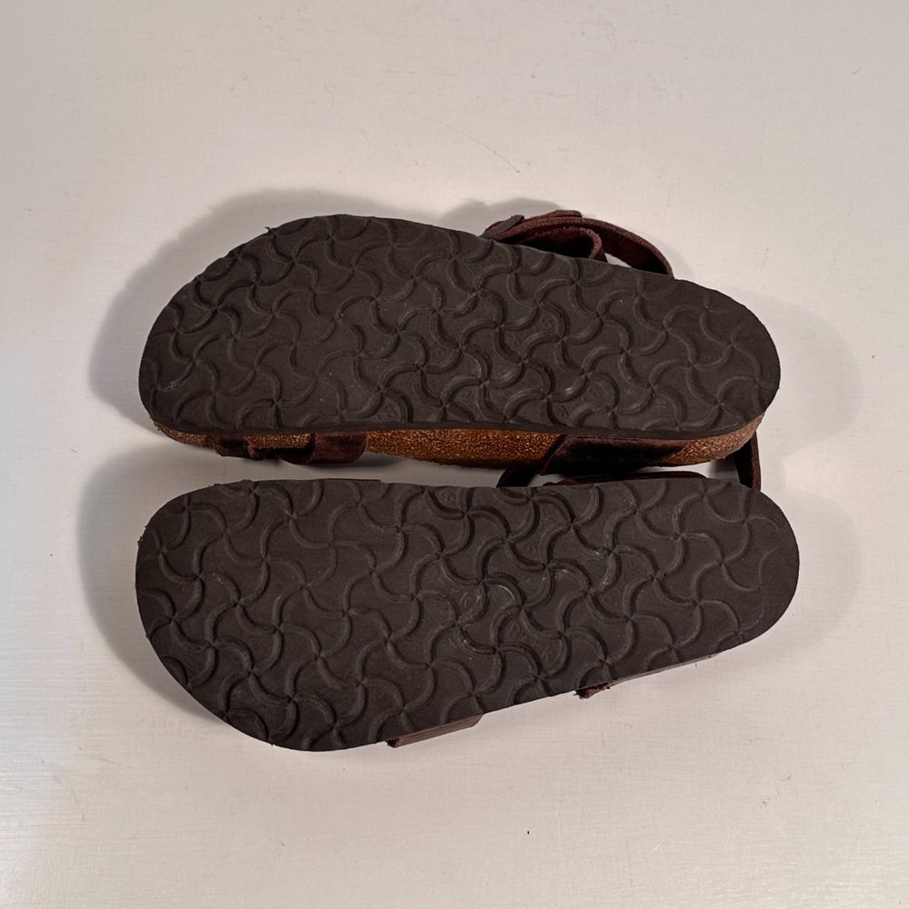 Birkenstock Yara Brown Leather Ankle Strap Sandals Wo… - Gem